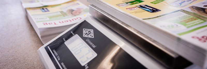 Preise - was kostet POSTAKTUELL? Flyerverteilung ab 9,4 Ct. / Stück!